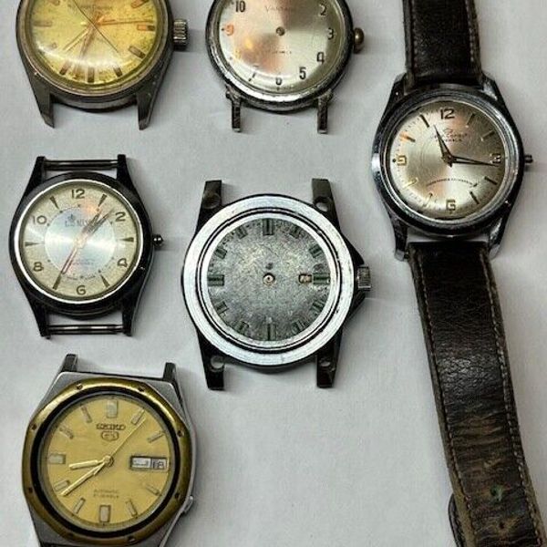 WRISTWATCHES SEIKO 5 MORTIMA 21 JEWELS DATOMATIC JEAN CARDOT VANTAGE ...