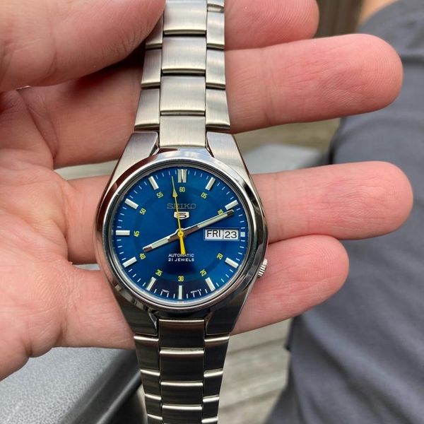 FS - Seiko 5 Sports Blue Men's Watch - SNK615K1 | WatchCharts