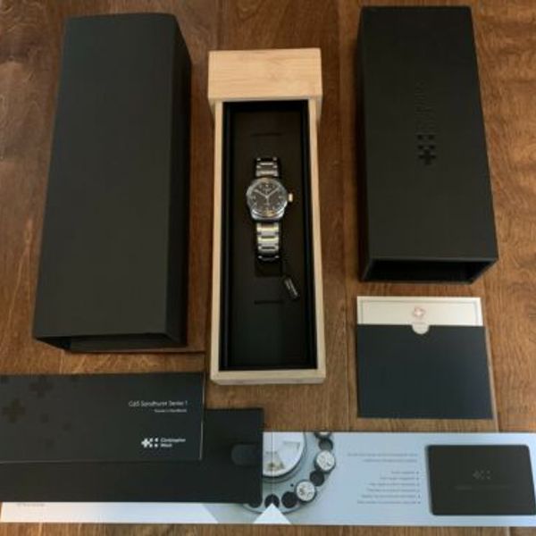 Christopher Ward C65 Sandhurst COSC Military Field Watch on Bracelet ...