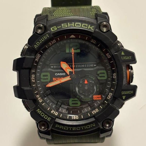 CASIO G-SHOCK BURTON Collaboration MUDMASTER GG-1000BTN Solar Men's ...