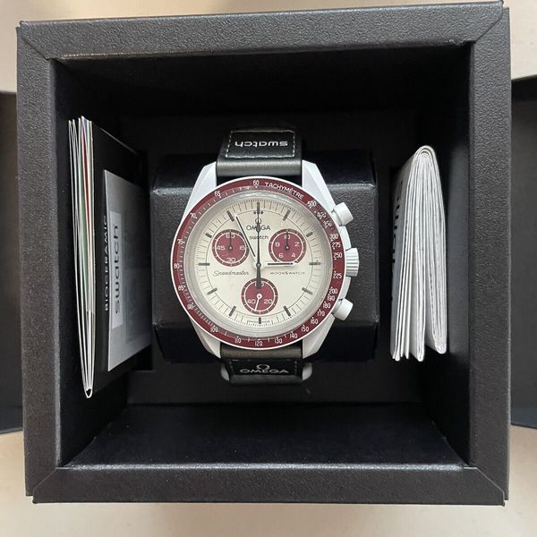 OMEGA x Swatch Mission To Pluto Moonswatch Speedmaster Authentic With ...