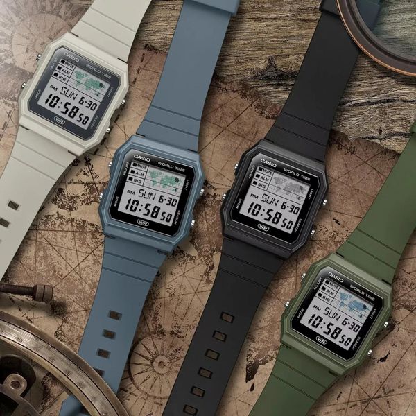 Casio LF-30W-2AEF Digital World Time Alarm Timer Stopwatch 2 Year ...