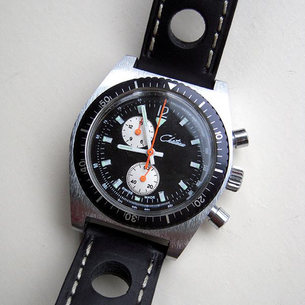 FS: Swiss Made Chateau 1970s chronograph watch | WatchCharts Marketplace
