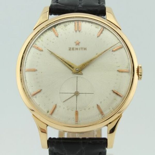 Zenith vintage manual winding 18k gold | WatchCharts Marketplace