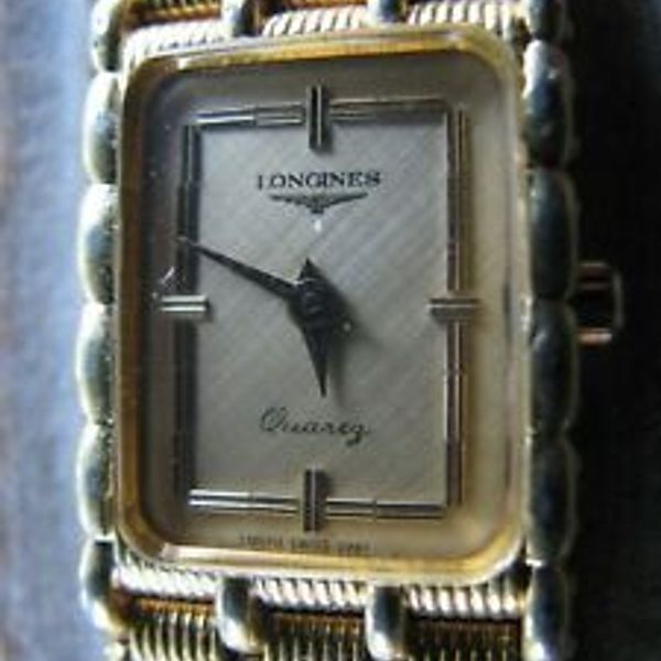 【FREE SHIPPING】 Watch Vintage Swiss vintage longines womens rectangular ...