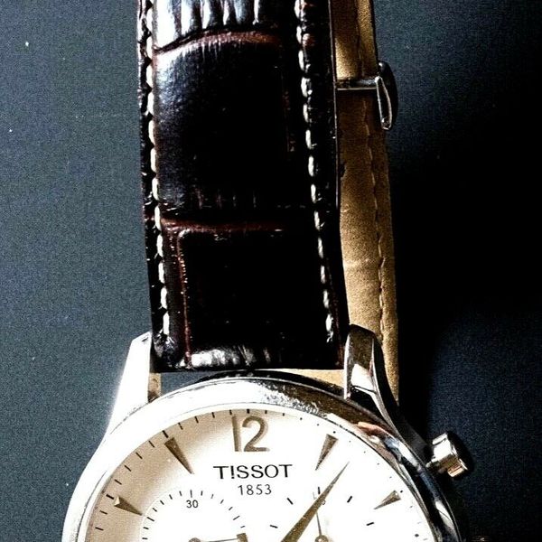 Tissot Swiss 1853 Stainless Steel Chronograph Mens' 38mm Wristwatch ...