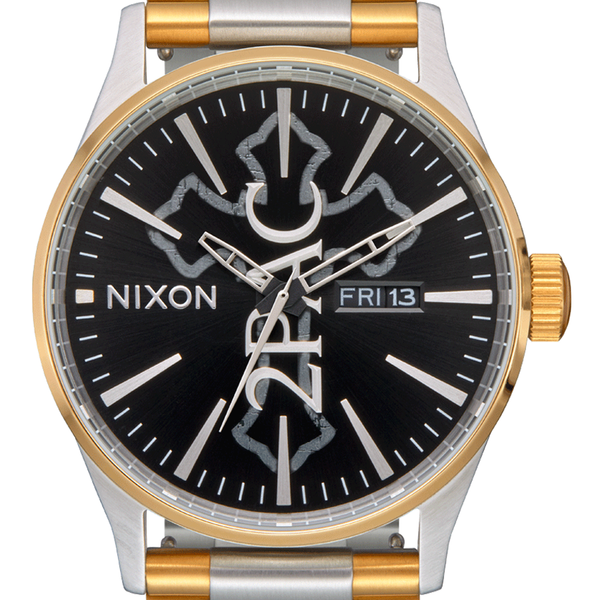 Nixon x 2Pac Tupac Sentry Two Tone 42mm Watch A1379-5196 | WatchCharts ...
