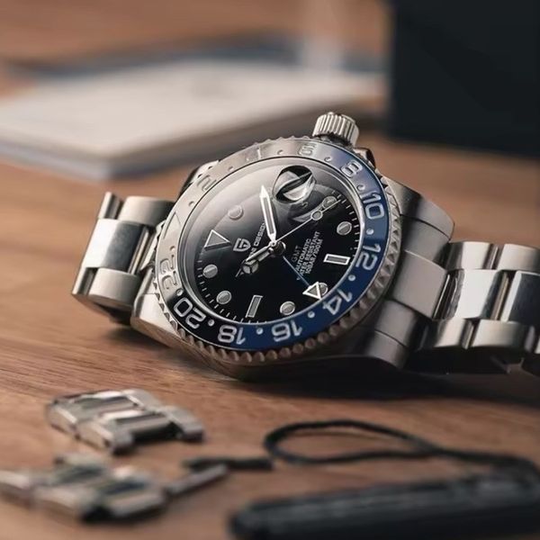 Pagani Design Watch Luxury GMT Batman Stainless Steel Sapphire Glass ...