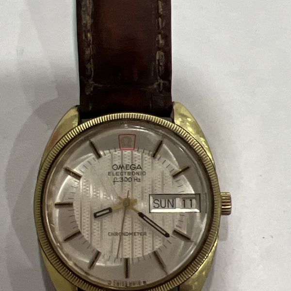 Vintage Omega Electronic Chronometer f300 Wrist Watch. As Is, For Parts ...