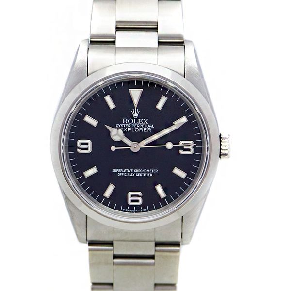 ROLEX 14270 Explorer 1 Men's Automatic SS (Stainless Steel) BK (Black ...