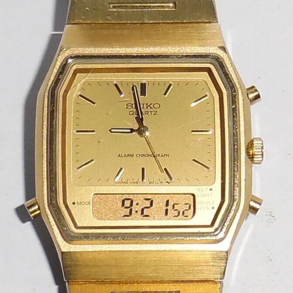 VINTAGE SEIKO H461-5019 QUARTZ ALARM CHRONOGRAPH WRISTWATCH. WORKING CONDITION. | WatchCharts ...