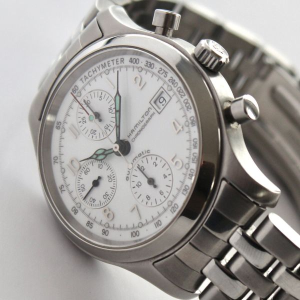 HAMILTON Mens Watch KHAKI FIELD CHRONOGRAPH 3828, 42mm, Valjoux 7750 ...