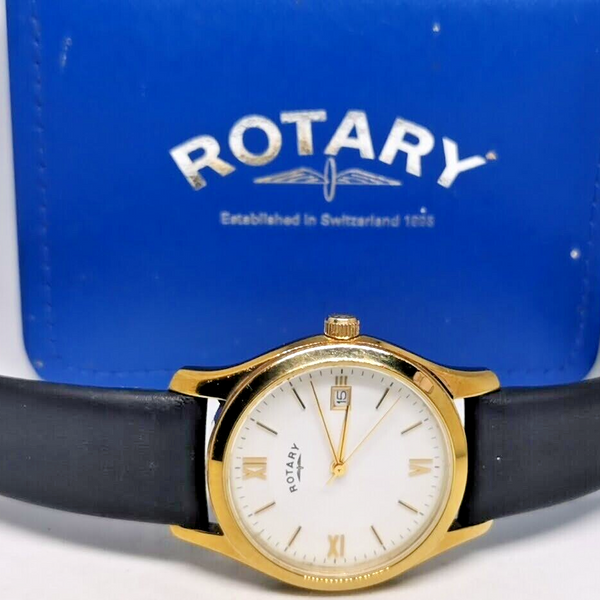 Mens Rotary GS02368/01 (12388) Dolphin quartz calendar watch spares ...