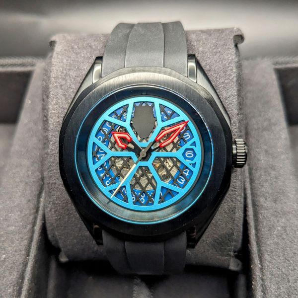[WTS] "Blue Skeleton" Custom Watch, 39mm NH35 Automatic | WatchCharts ...