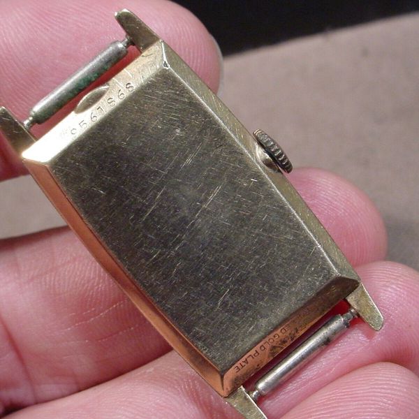 Vintage mans 17j manual wind Bulova wrist watch w/ 2 tone dial 4 repair ...