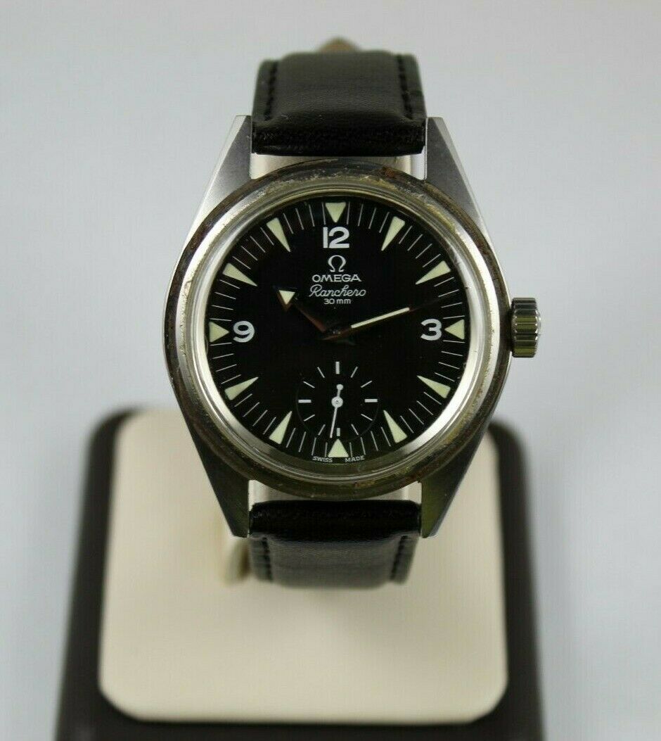 1964 Vintage Rare Omega Ranchero Dial 30mm Railmaster Stainless Steel ...