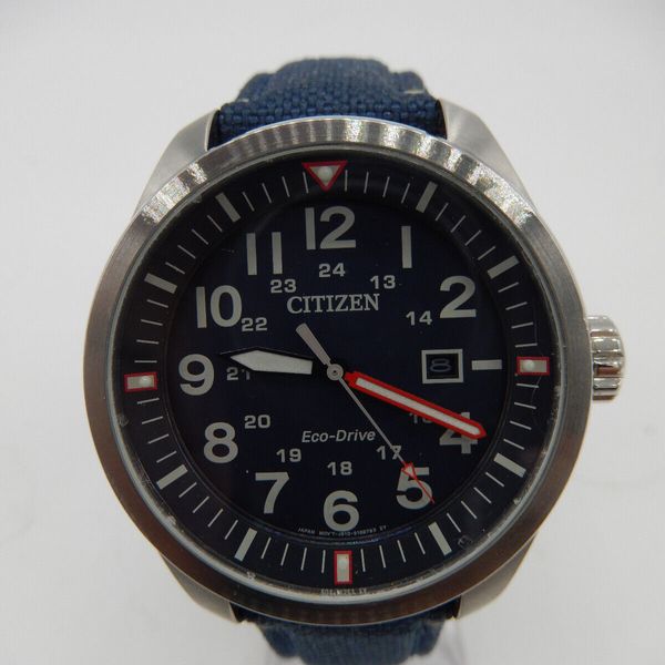 CITIZEN J810 CALIBRE ECO-DRIVE Aviator STYLE WATCH AW5000-16L ...
