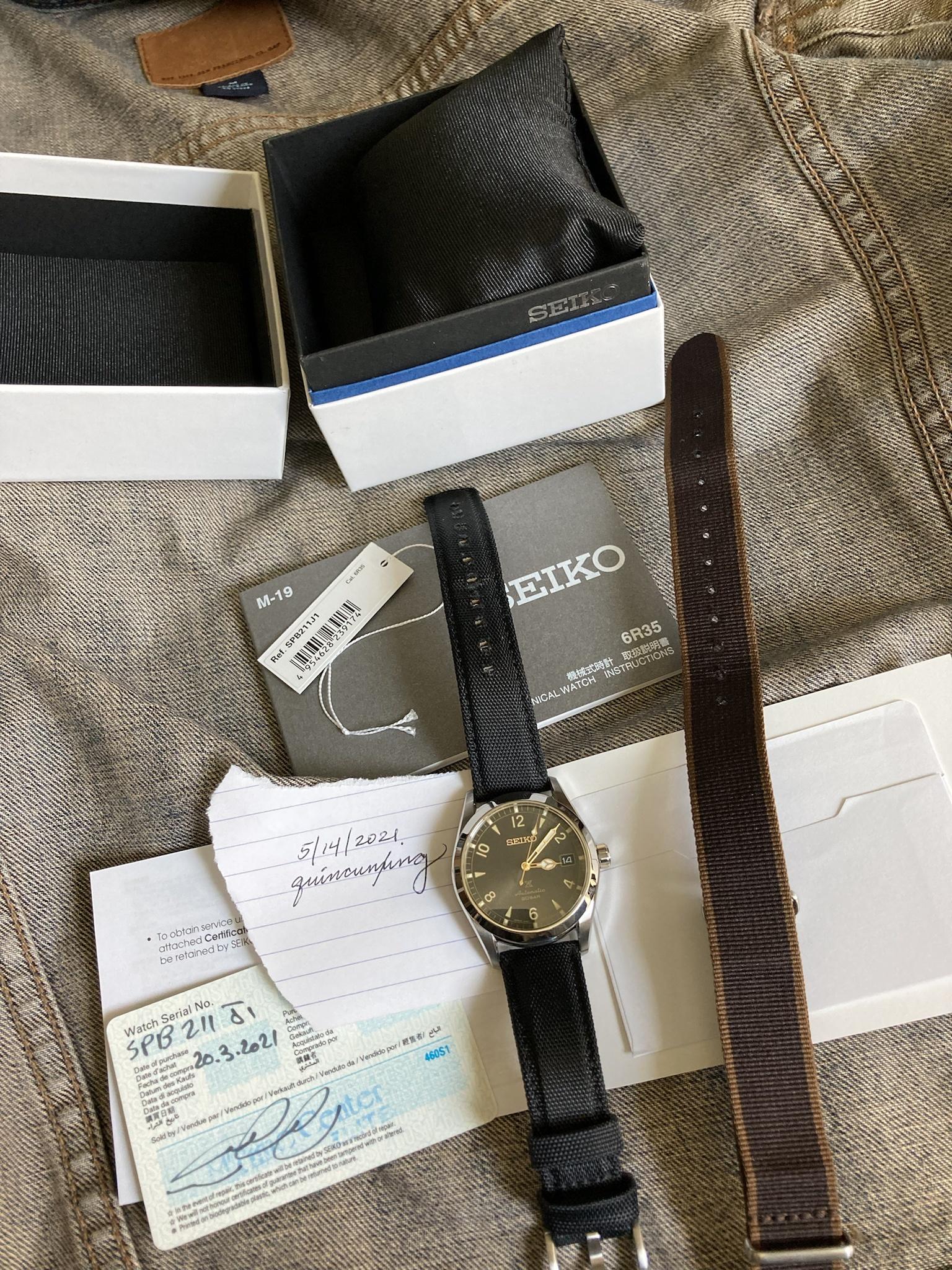 [WTS] Seiko SPB211 - Tropic Dial 38mm Alpinist | WatchCharts