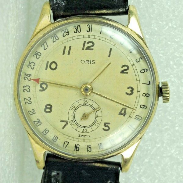 RARE-Vintage Oris manual wind,Cal-453, Red Pointer, 7 jewels, 1950s men watch | WatchCharts ...
