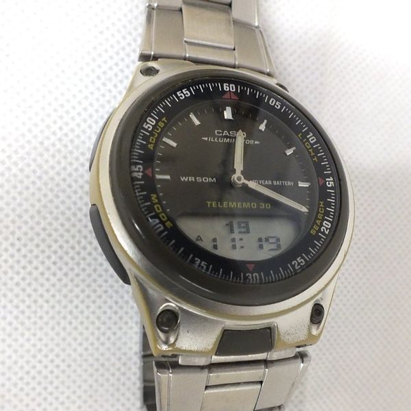 Casio Illuminator Telememo 30 2747 AW-80 Analoge Watch (Ips ...
