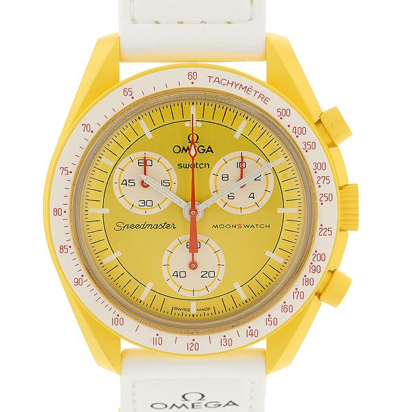 Swatch Omega collaboration MISSION TO THE SUN S033J100 Swatch watch ...