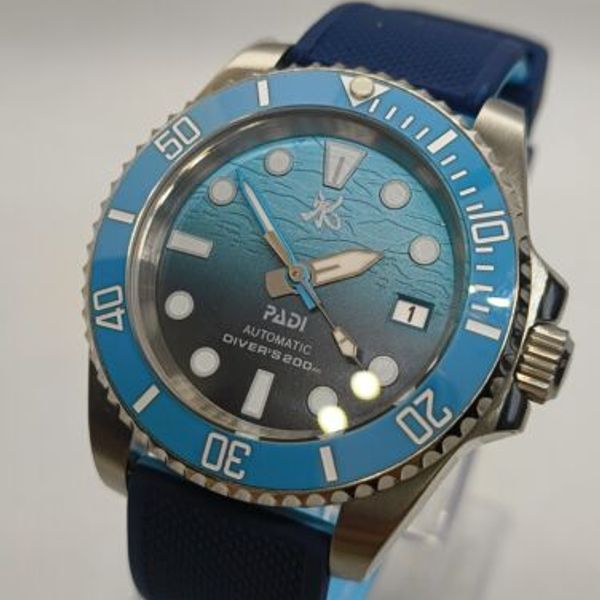 Custom Build Seiko TMI NH35 Mod Watch - â The Sorairoâ - Slight Second ...