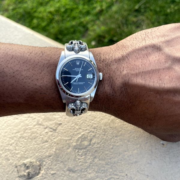 chrome heart rolex oyster perpetual 34mm vintage watch | WatchCharts ...