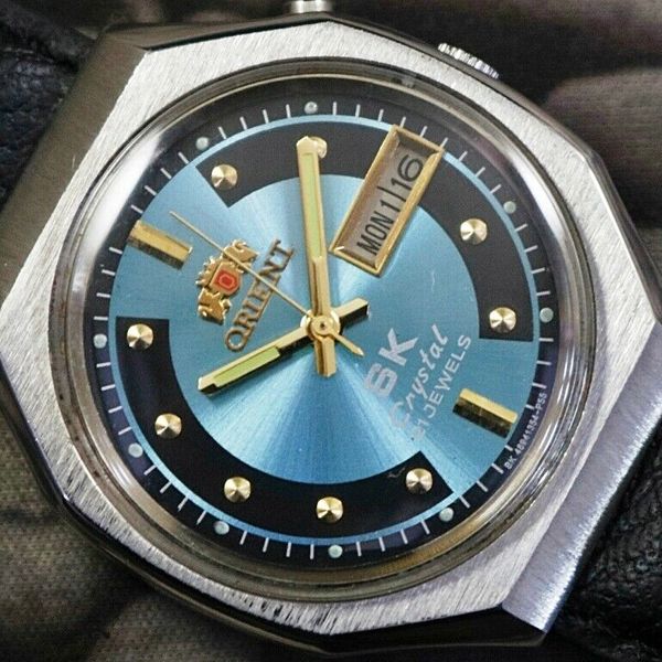 ORIENT SUPER KING CRYSTAL AUTOMATIC CAL.46943 MEN'S JAPAN VINTAGE WATCH ...