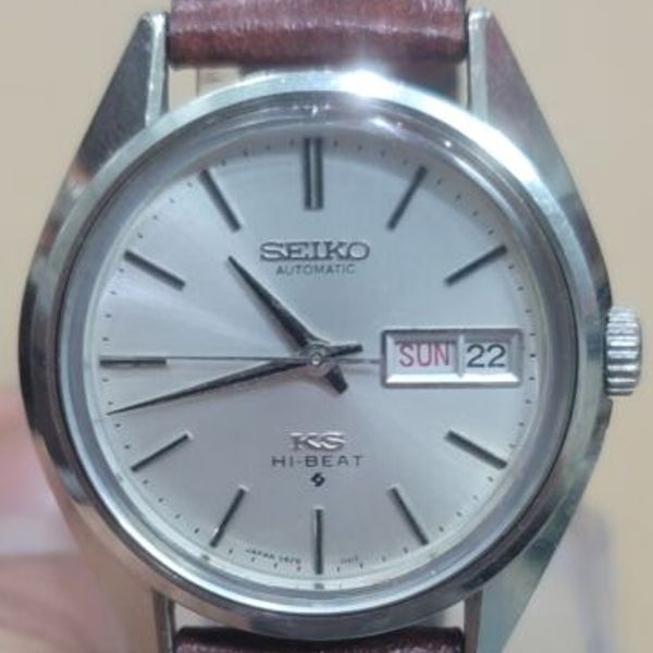 VINTAGE KING SEIKO KS 5626 SS HI BEAT 28800BPH AUTOMATIC 25J SS MENS WATCH | WatchCharts Marketplace