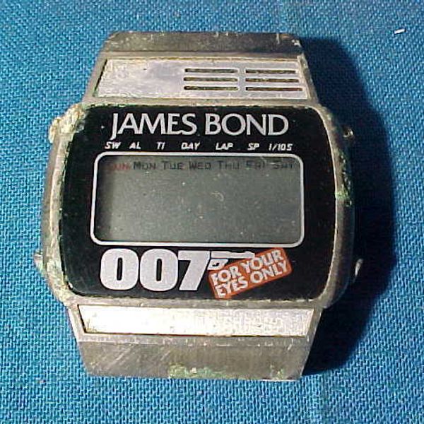 Orig 1981 JAMES BOND 007 For Your Eyes Only SEIKO QUARTZ WRISTWATCH ...