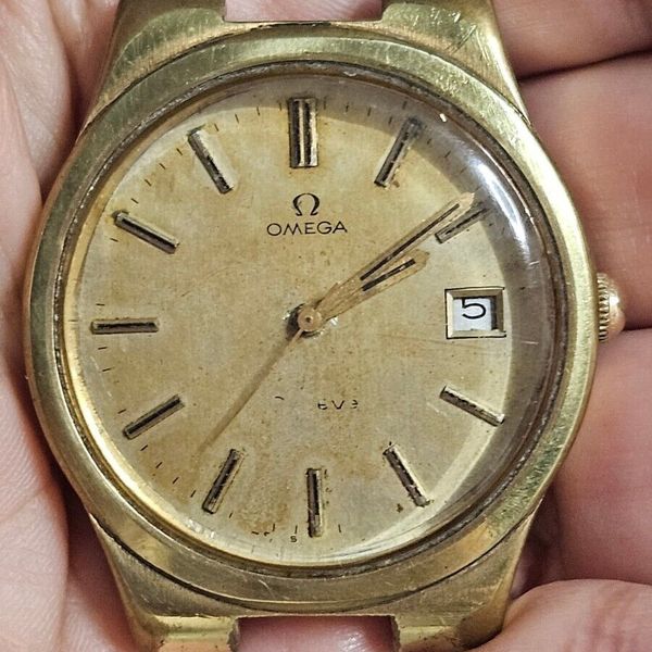 Omega Geneve Cal 613 Manual Winding 136.0103 Watch Men's Vintage Gold ...