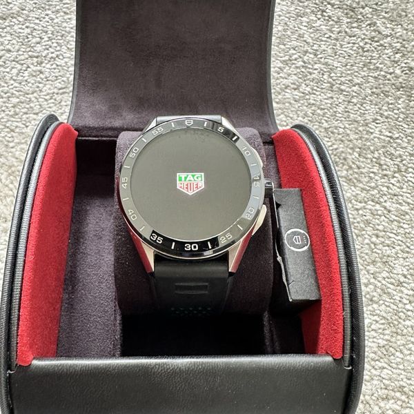 Tag Heuer Connected Calibre E3 45mm Watch Titanium Black | WatchCharts ...