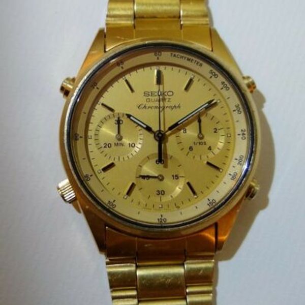 Vintage Seiko 7a28-7029 15 Jewel Quartz Chronograph | WatchCharts Marketplace