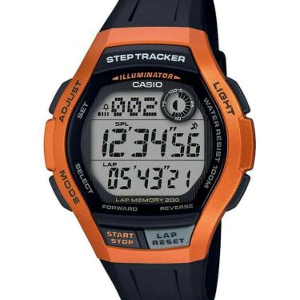 Casio Men's Step Tracker Watch, Orange WS2000H-4AV | WatchCharts ...