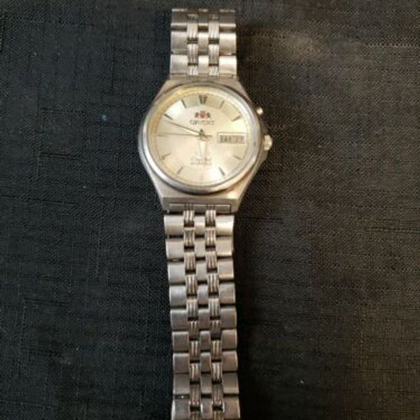 Mens Watch Orient Automatic 21 Jewels 3 Stars EM5M-CO-A Day Date ...