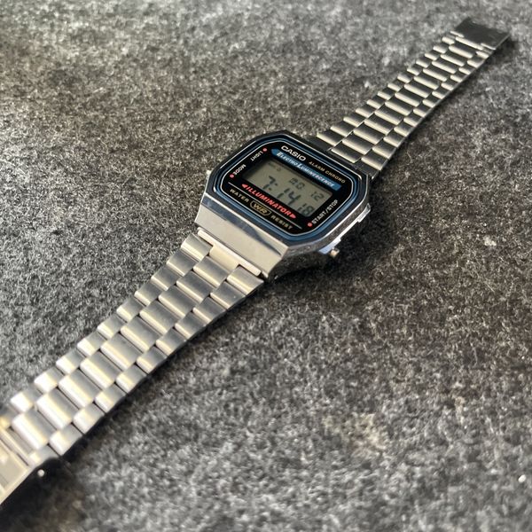 Casio A168W Illuminator Digital Watch â Classic Retro Stainless Steel | WatchCharts Marketplace