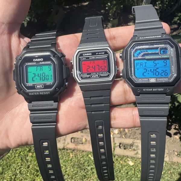 [WTS] Casio Filter Mods - F108H, F91W, WS1600H | WatchCharts Marketplace