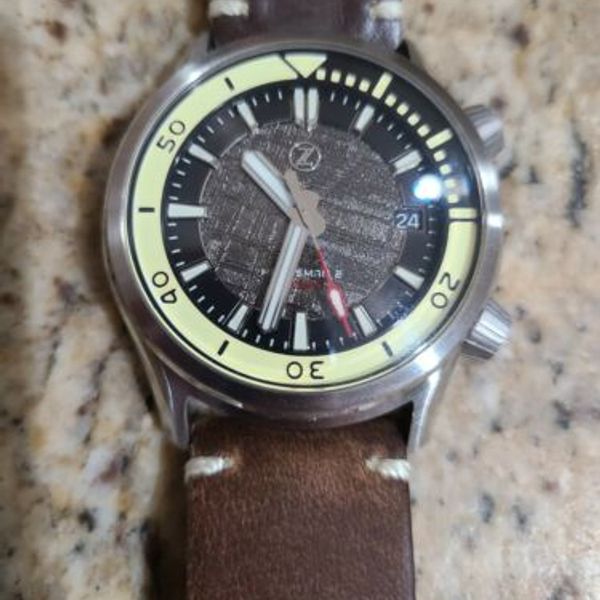 Zelos Helmsman 2 Meteorite Dial Automatic Watch 42mm | WatchCharts ...