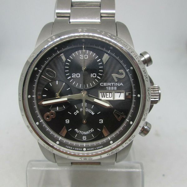 CERTINA DS PODIUM DAYDATE CHRONOGRAPH VALJOUX 7750 STAINLESS STEEL MENS WATCH | WatchCharts ...