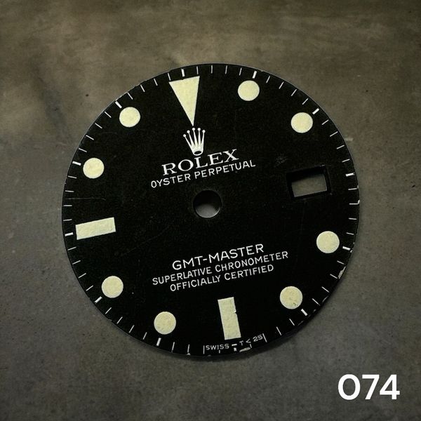 Original Rolex GMT Master 16750 “No Date” Matte Mark 2 MK2 Dial Spare ...