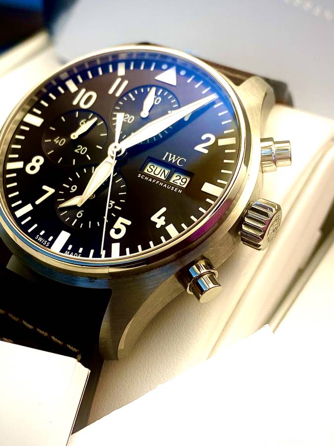 FS: IWC IW377713 - Pilot Chronograph Antoine De Saint Exupery - 2nd Day ...