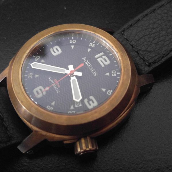 FSOT: Borealis Batial Black Dial with Date (Open to diver trades ...