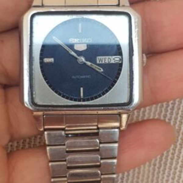 Seiko 5 Automatic Vintage Watch Dark Blue Dial From Japan | WatchCharts ...