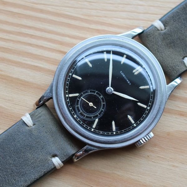 SOLD Longines Step Case rare gloss dial calatrava 35mm 1930s | WatchCharts