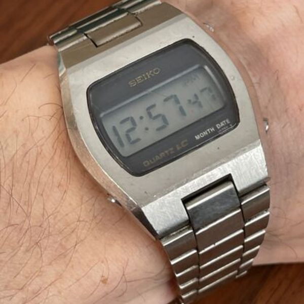 Vintage Seiko Stainless Steel Silver Quartz Lc watch 0439-4009 Early ...