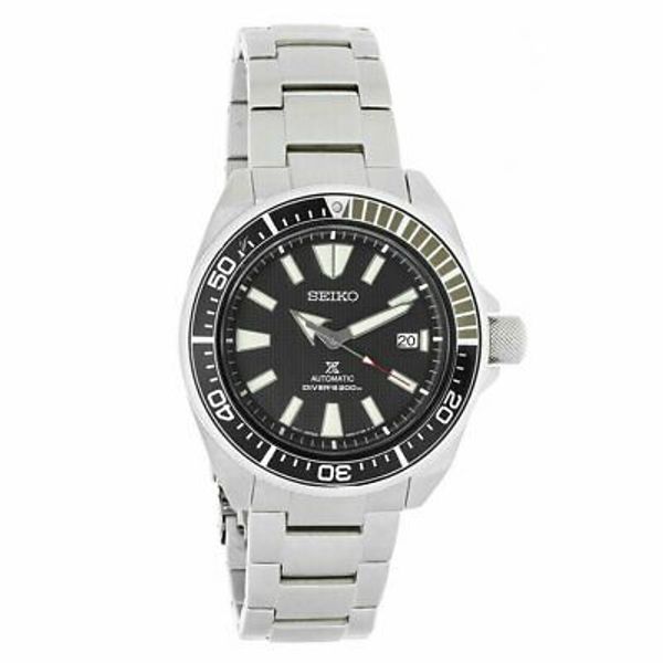 Seiko SRPB51 Prospex Samurai Diver 44MM Men's Stainless Steel Watch ...