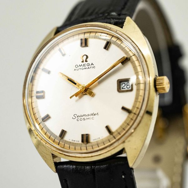 **Exc+5** Vintage OMEGA Seamaster COSMIC TOOL.107 Automatic Gold Dial Mens Watch | WatchCharts ...