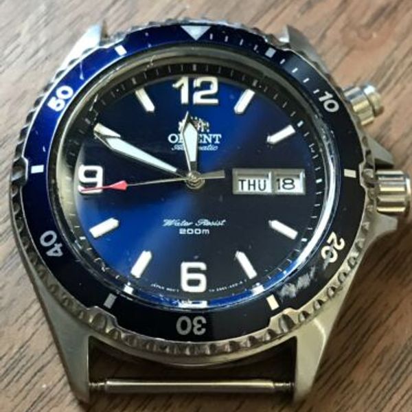 Orient Blue Mako Dive Watch Used | WatchCharts