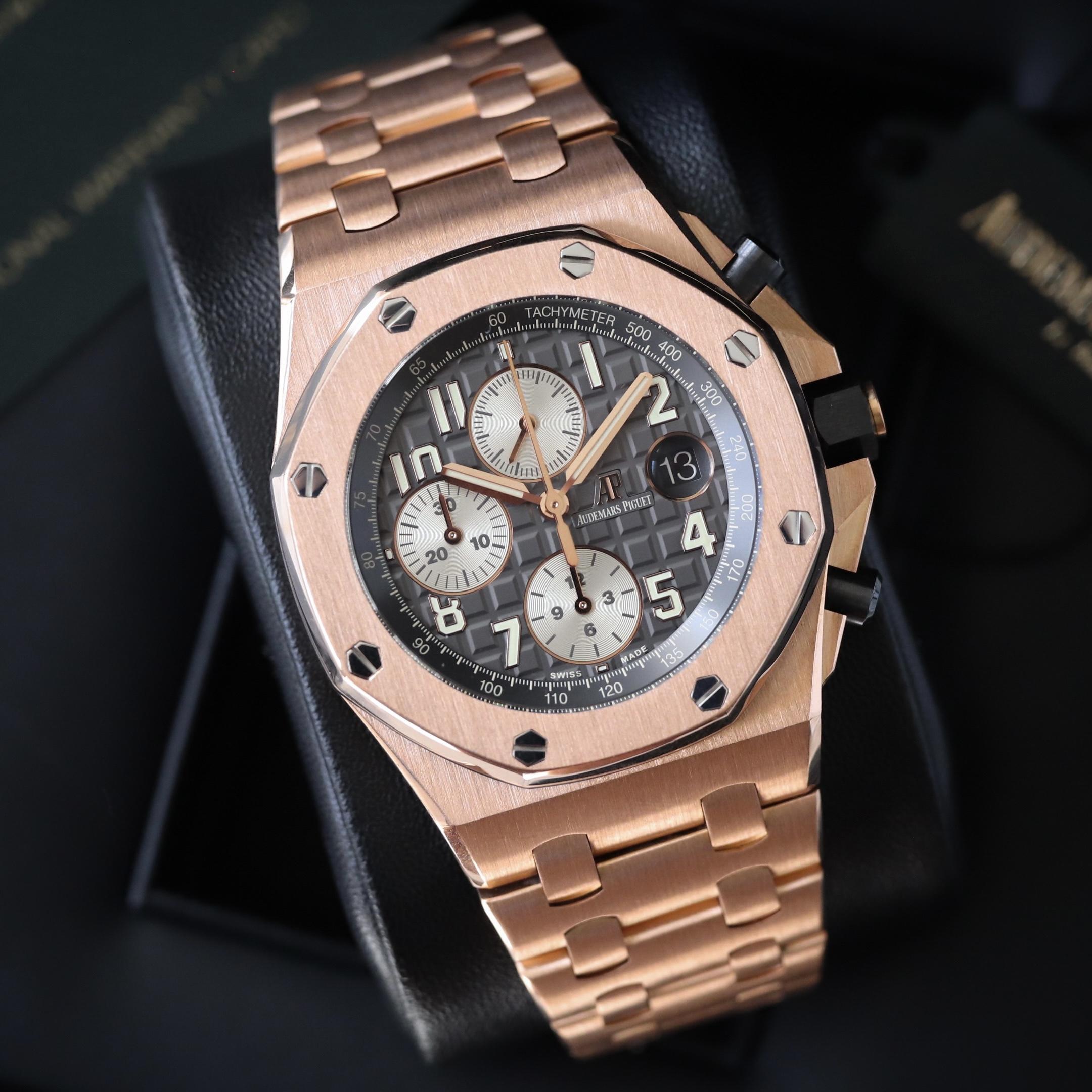 FS: Audemars Piguet Royal Oak Offshore 42mm “Brick” Rose Gold Rhodium ...