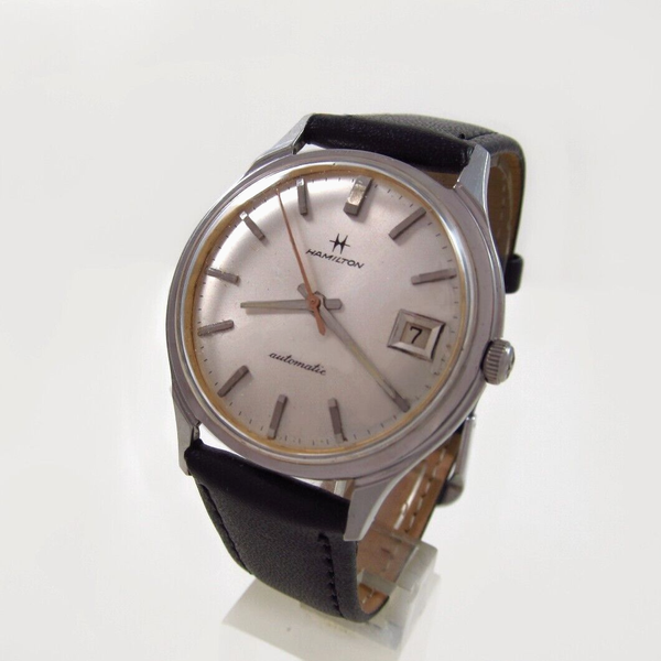 1950's HAMILTON AUTOMATIC Men's Stainless Vintage Watch - Runs Great1 ...